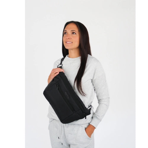 Ritzy Pack Fanny Pack & Crossbody Diaper Bag | Black – PeekaBoo Online